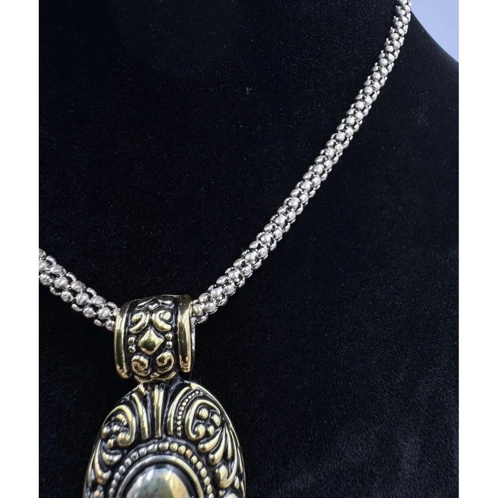 Avon | Jewelry | Avon 205 Nos Multi Tone Textured Scroll Necklace ...